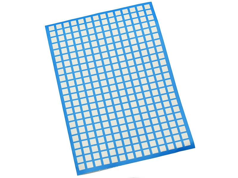 Peel and Paint MASKING SHEET for Lexan Buggy Shells! (9mm SQUARE) – TKR ...