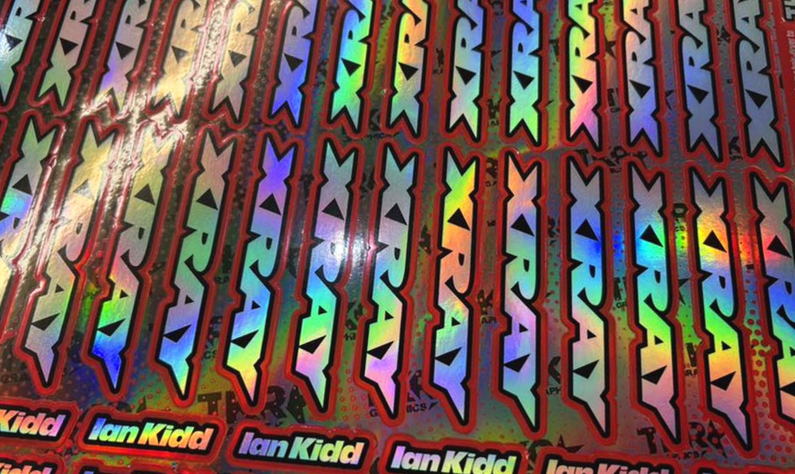 PRO HOLOGRAPHIC SPONSOR DECALS – TKR Graphics Ltd