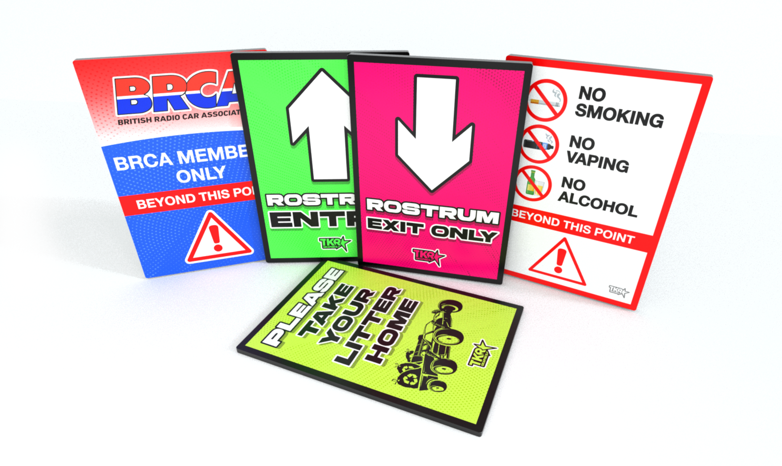 TRACK SIGNS – TKR Graphics Ltd