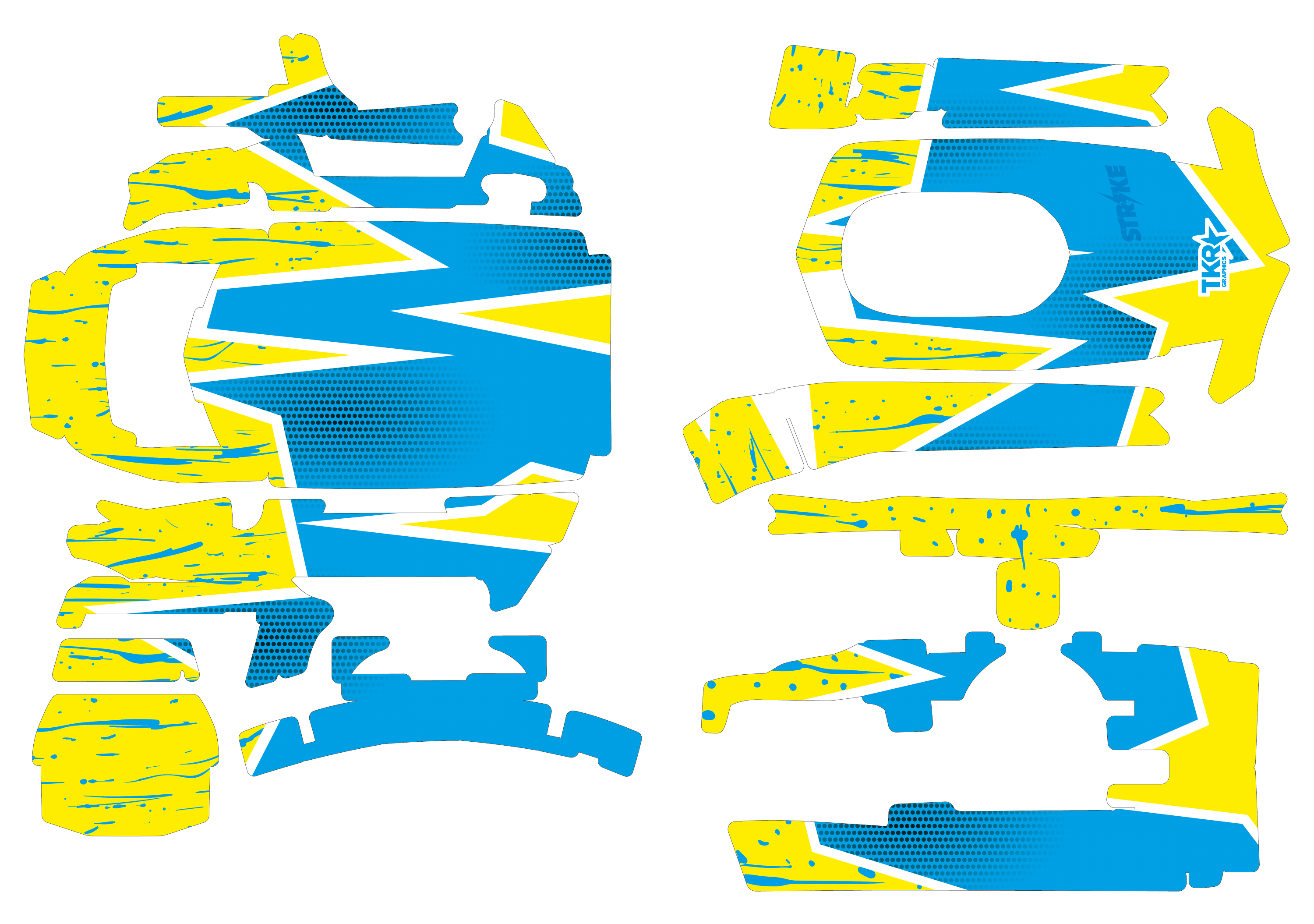 CUSTOM HANDSET SKIN FOR SANWA M17 – TKR Graphics Ltd